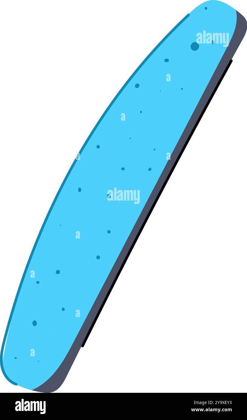 shape nail file cartoon vector illustration Stock Vector Image & Art ...