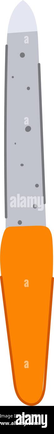 polish nail file cartoon vector illustration Stock Vector Image & Art ...