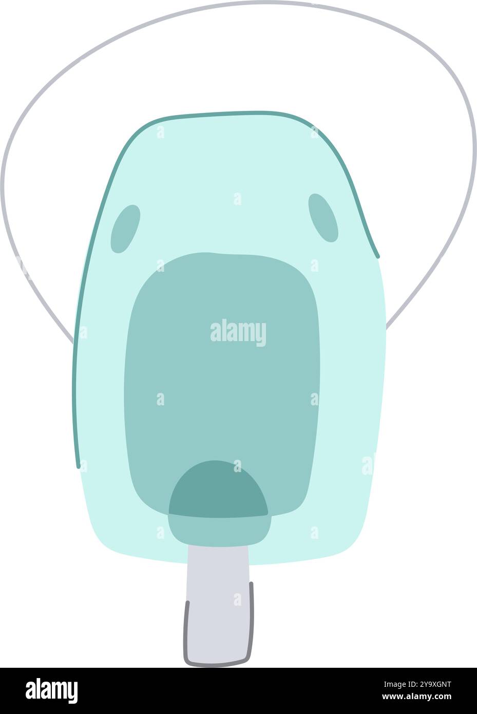 equipment oxygen mask cartoon vector illustration Stock Vector Image ...