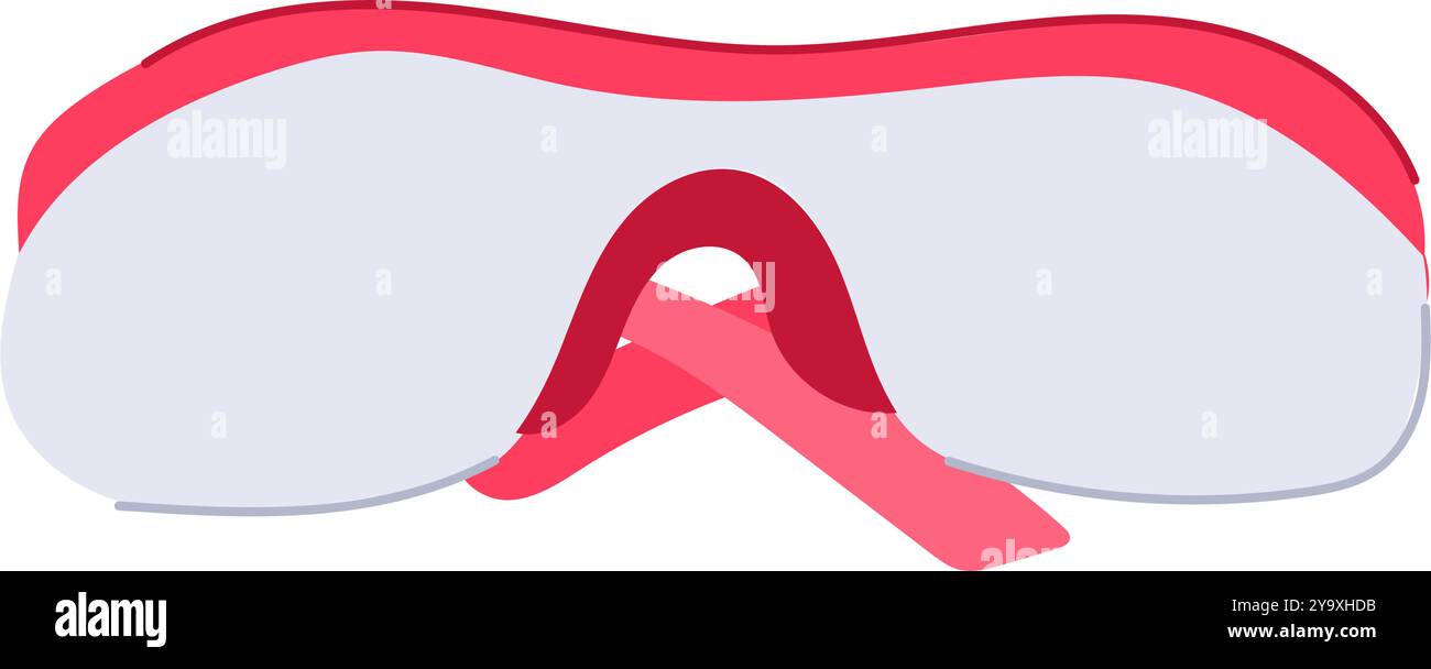 vision safety glasses medical cartoon vector illustration Stock Vector ...