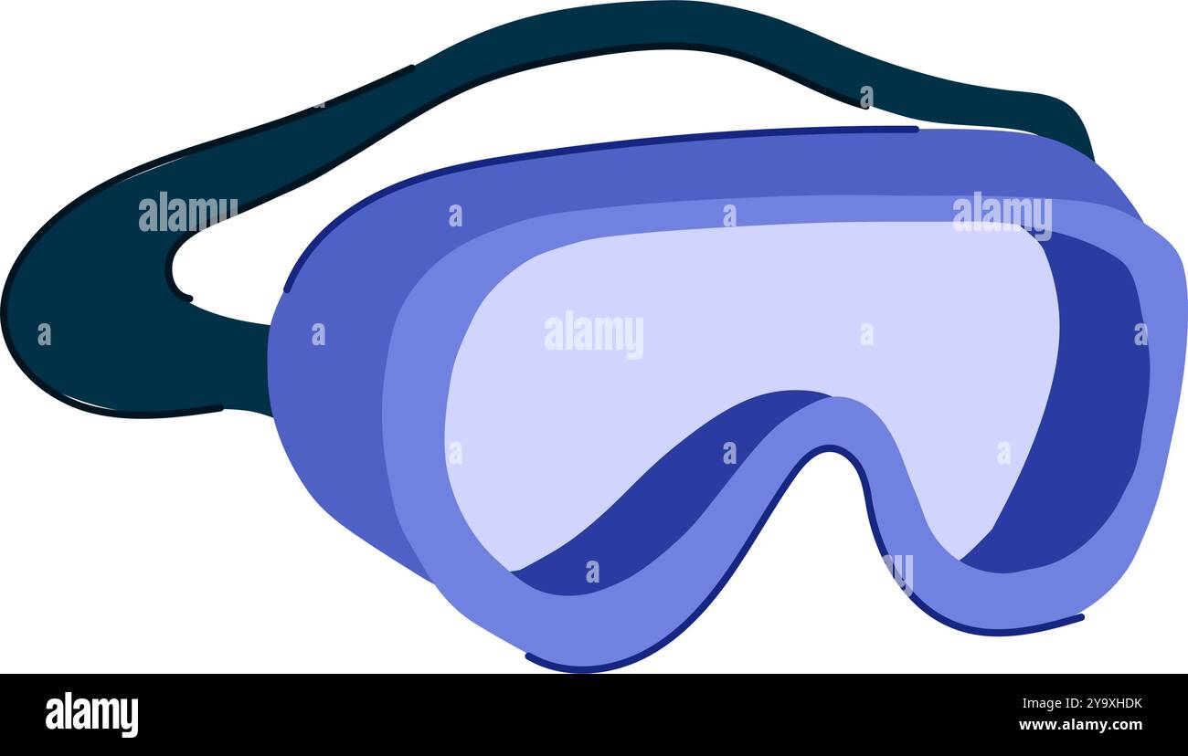 goggles safety glasses medical cartoon vector illustration Stock Vector ...