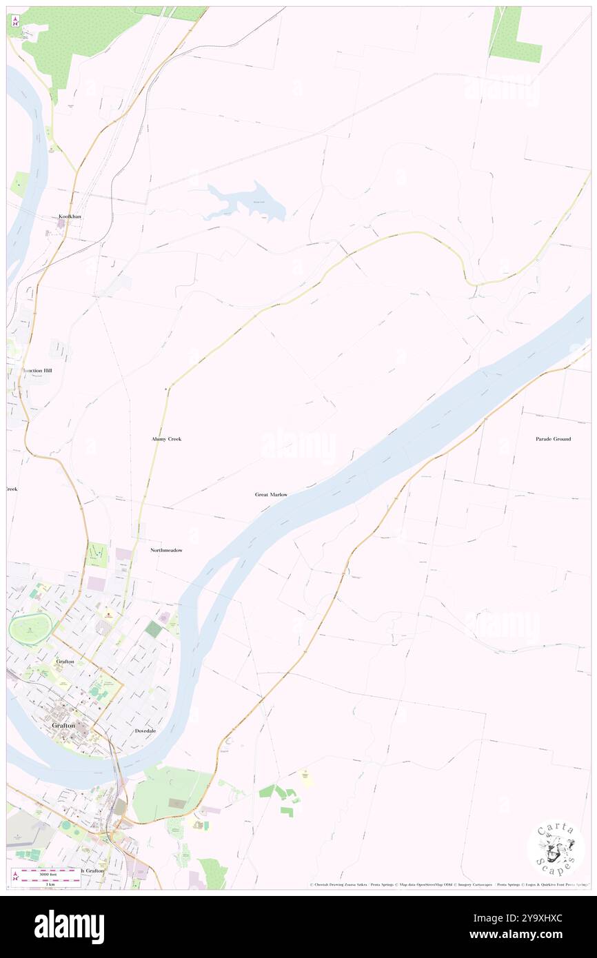 Great Marlow, Clarence Valley, AU, Australia, New South Wales, S 29 38 ...