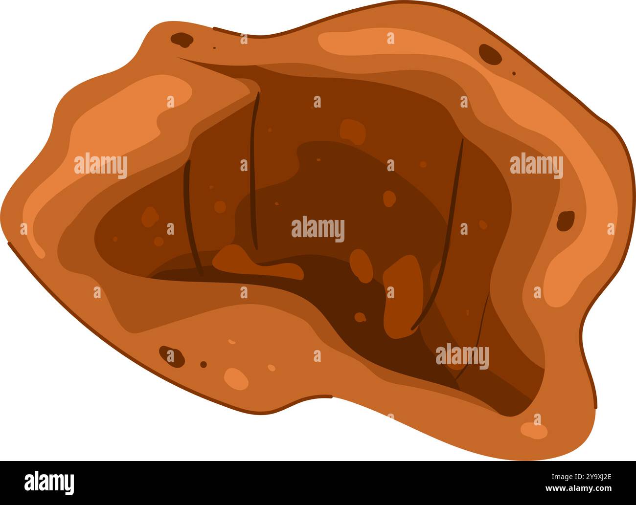 excavation pit cartoon vector illustration Stock Vector Image & Art - Alamy