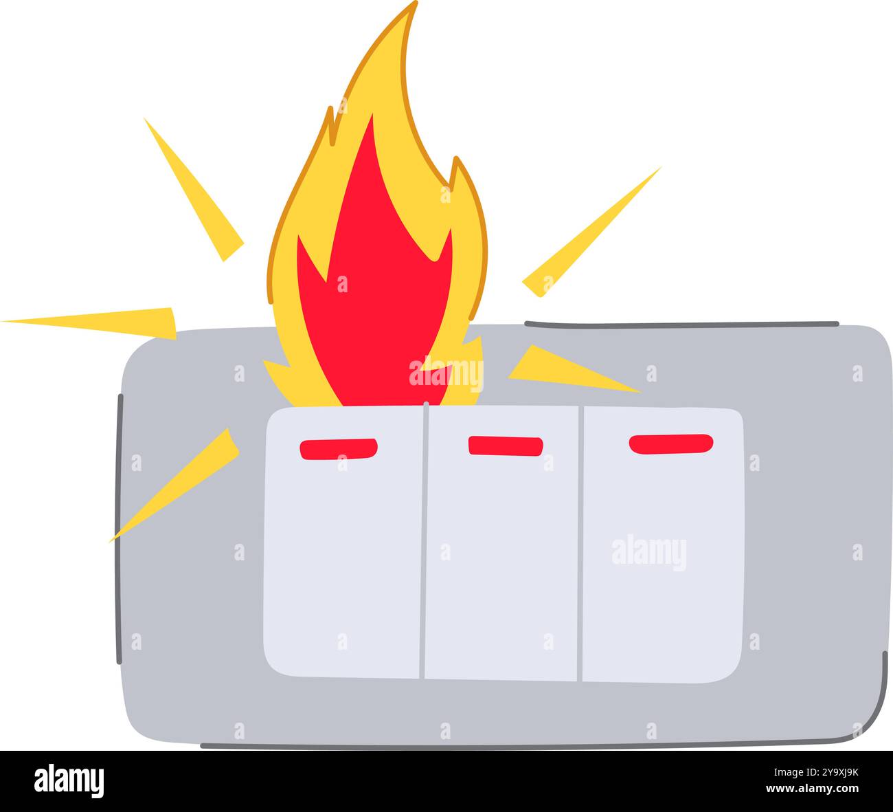Wiring fire Cut Out Stock Images & Pictures - Alamy