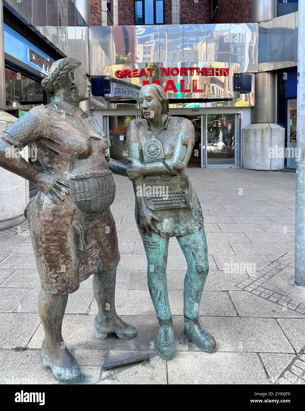 Great Northern Mall and Monument to the Unknown Woman Worker Stock ...