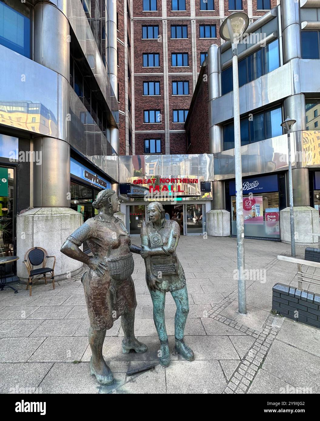 Great Northern Mall and Monument to the Unknown Woman Worker Stock ...
