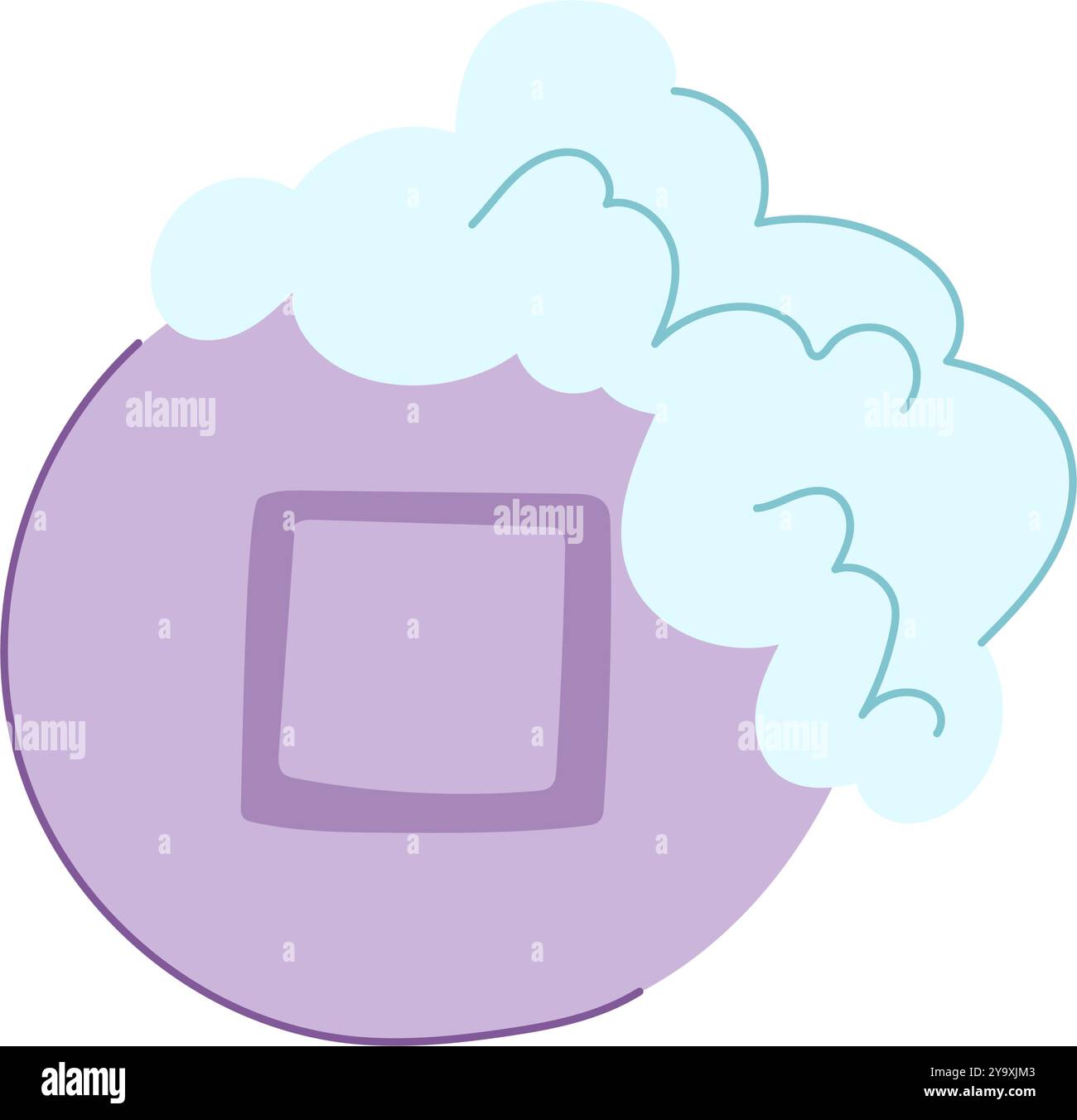 Virus soap antibacterial cartoon Cut Out Stock Images & Pictures - Alamy