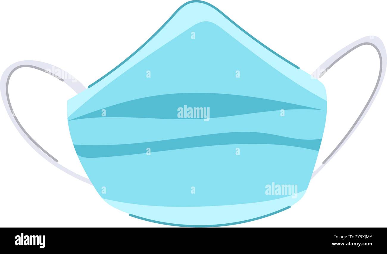 reusable surgical mask cartoon vector illustration Stock Vector Image ...