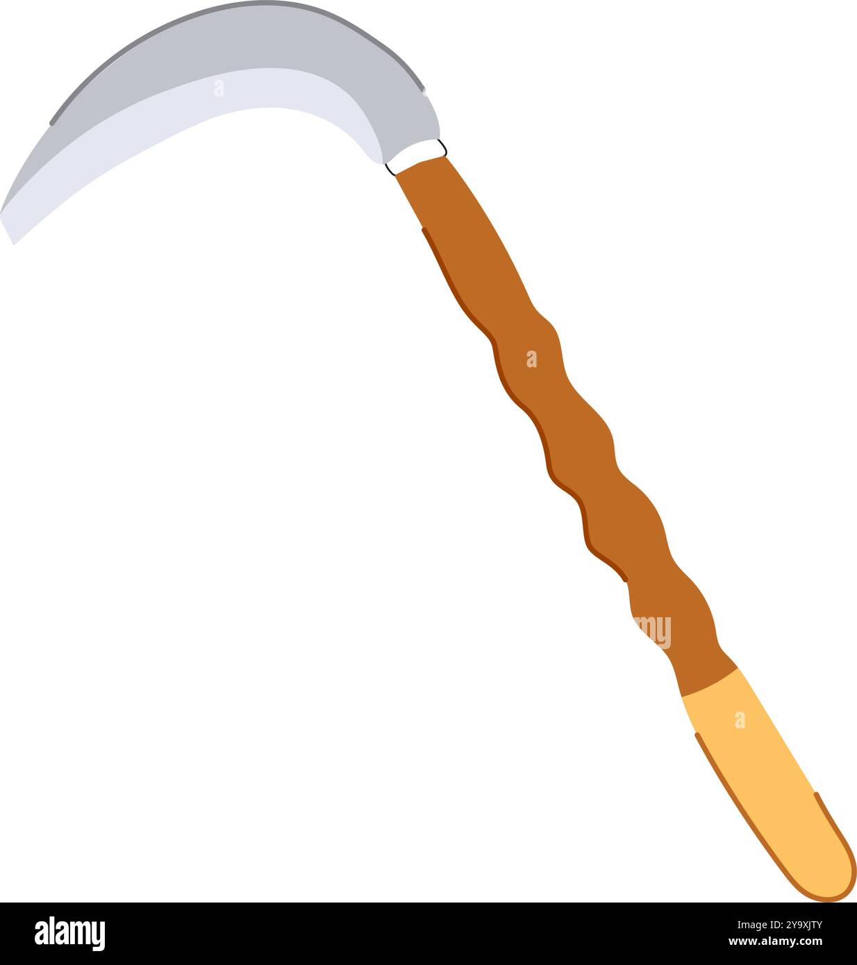 handle scythe cartoon vector illustration Stock Vector Image & Art - Alamy