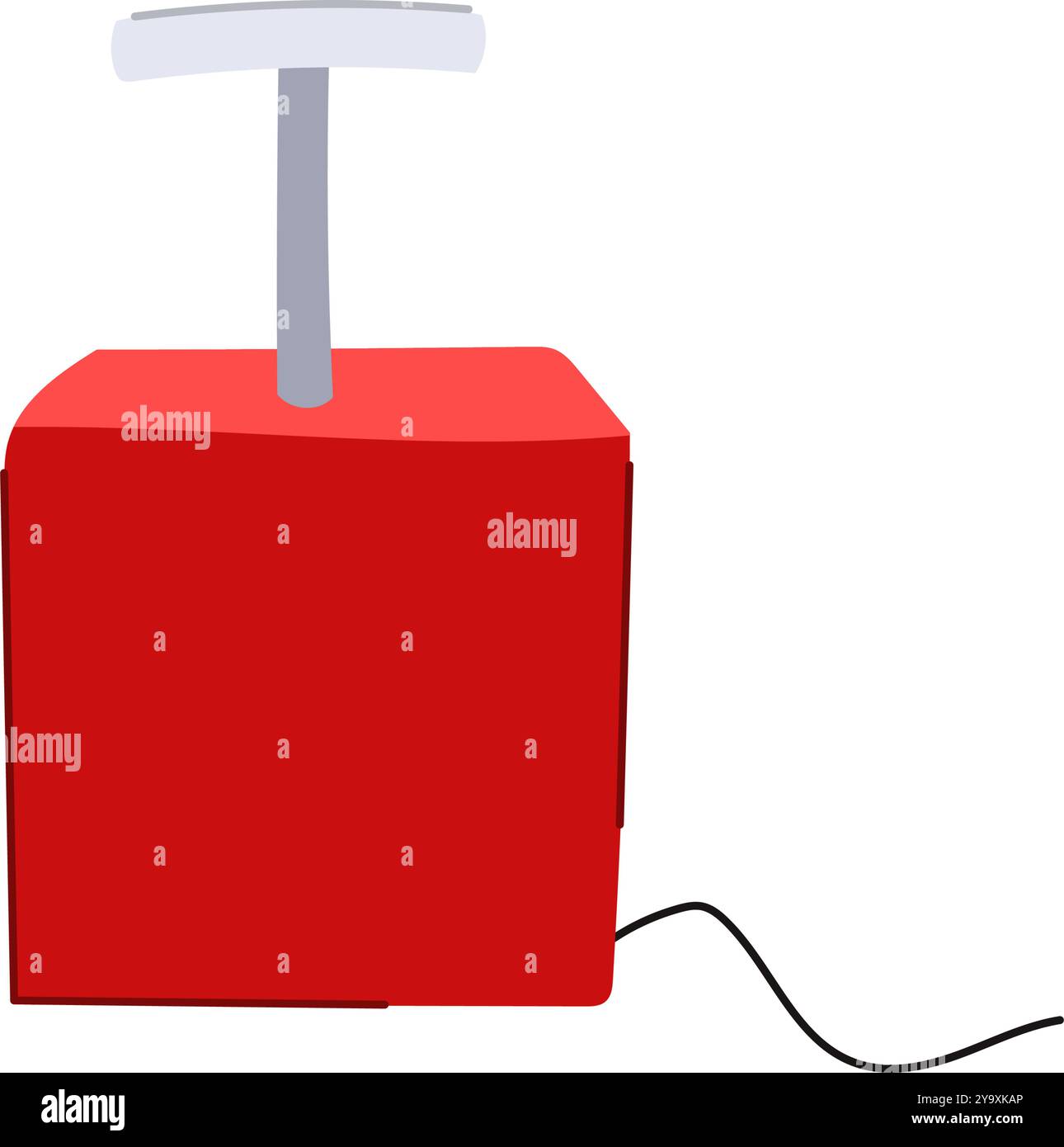 detonation tnt bomb cartoon vector illustration Stock Vector Image ...