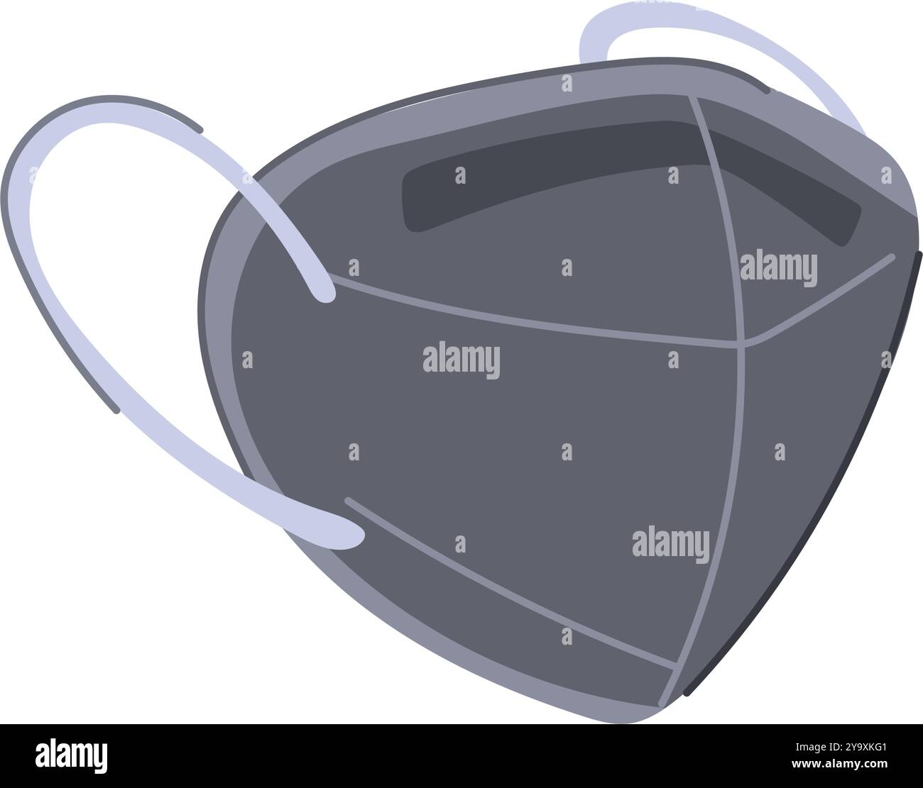 filtration surgical mask cartoon vector illustration Stock Vector Image ...