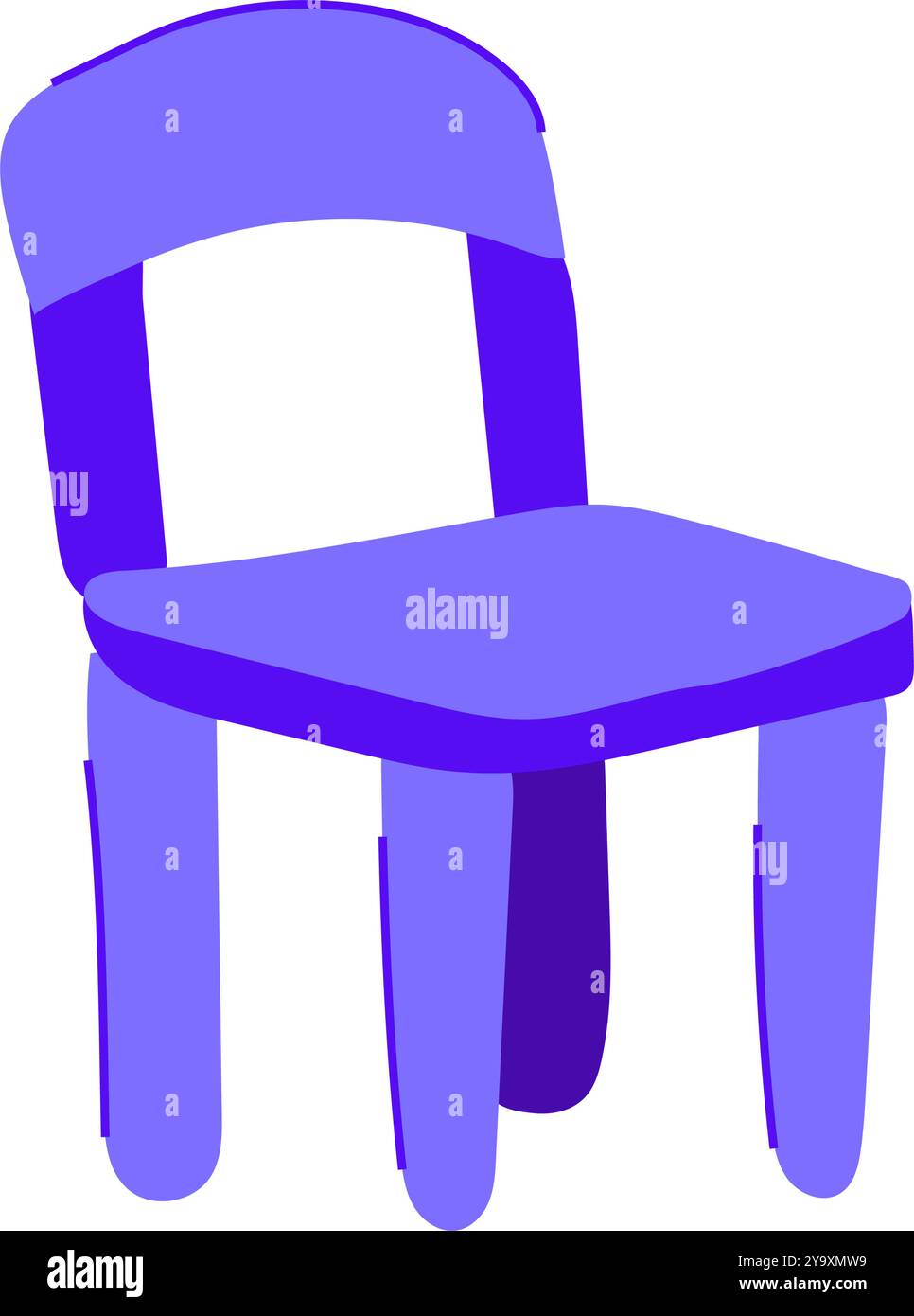 adjustable toddlier chair cartoon vector illustration Stock Vector ...