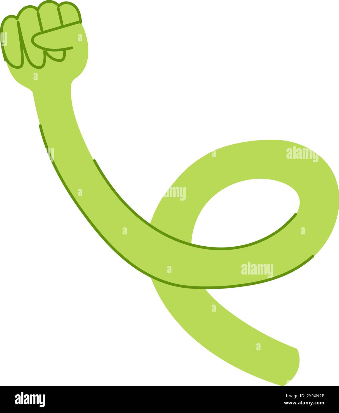 abstract twisted hands cartoon vector illustration Stock Vector Image ...