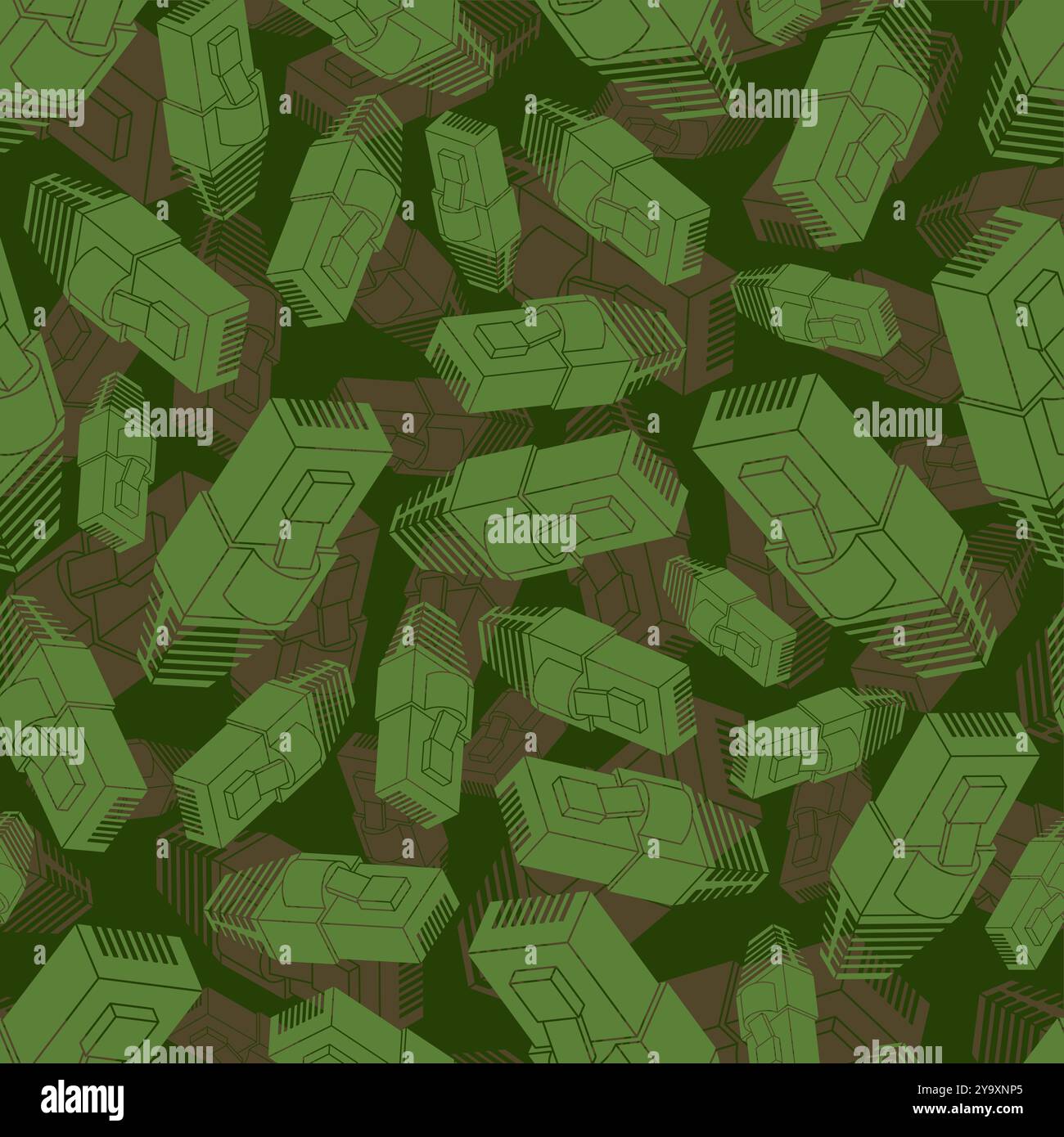 RJ45 connector Military pattern seamless. Connector for internet cable ...