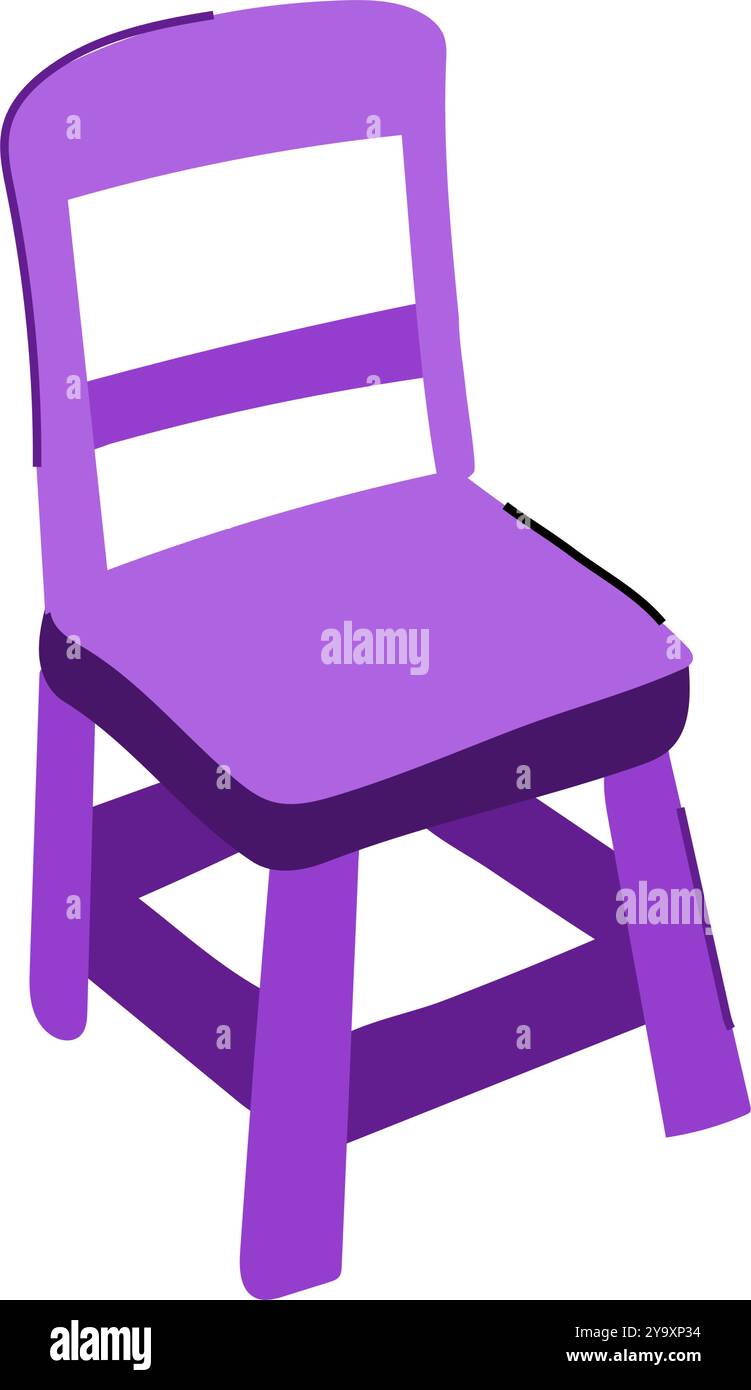 versatile toddlier chair cartoon vector illustration Stock Vector Image ...