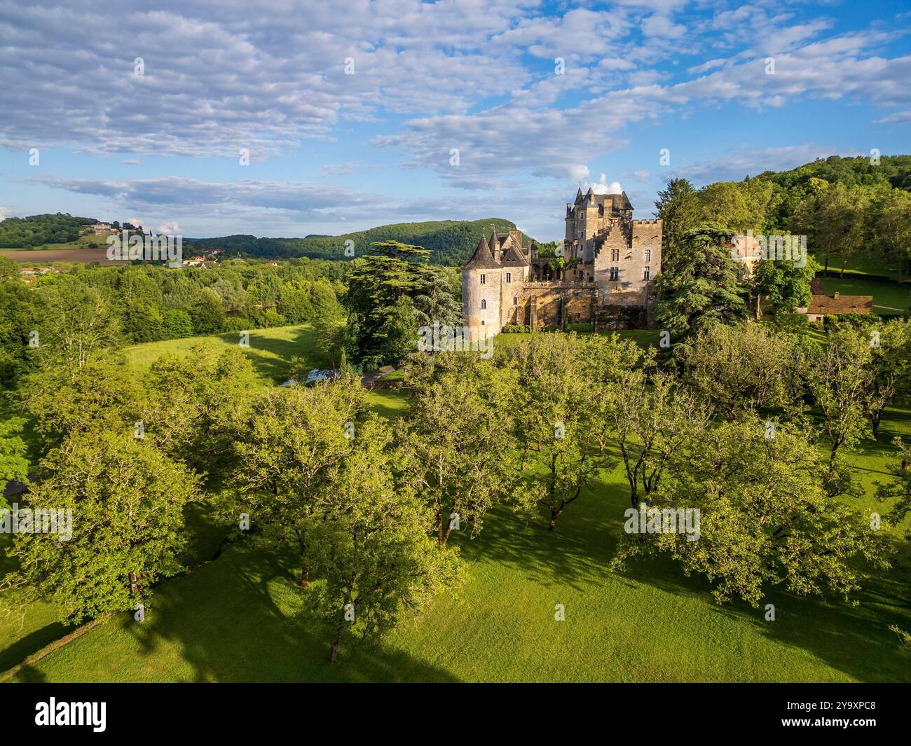 France, Dordogne, Périgord Noir, Vallée de la Dordogne, Castelnaud-la ...