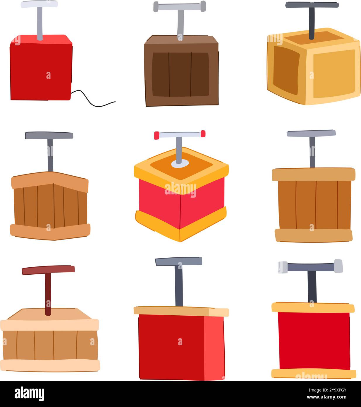 tnt bomb set cartoon vector illustration Stock Vector Image & Art - Alamy