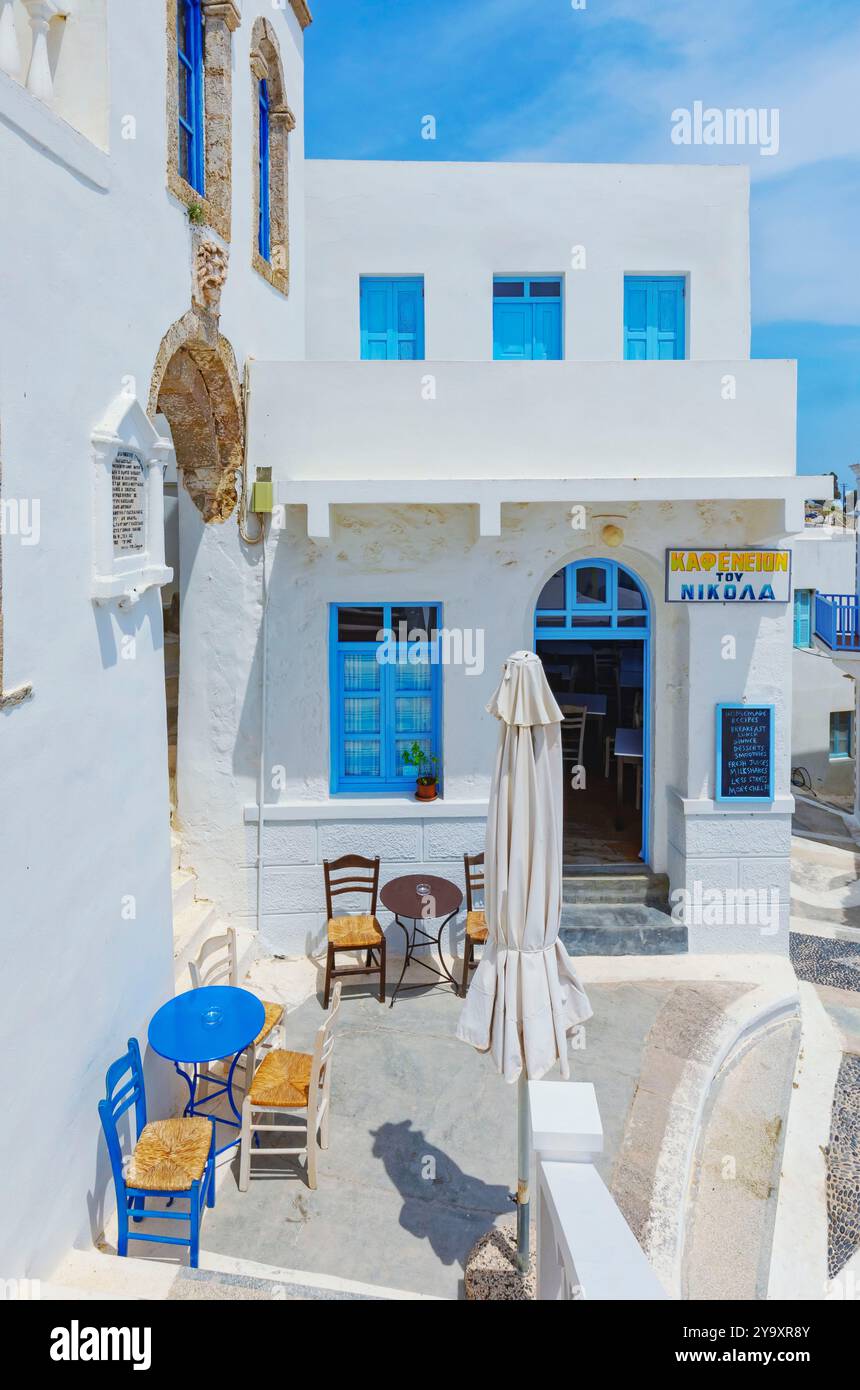 Greece, Dodecanese Islands, Nikia Village, Nikia, Nisyros Island Stock ...