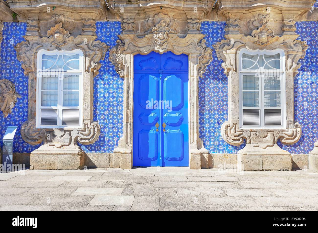 Portugal, Minho province, Braga, Facade of the Rio Palace (Palacio do ...
