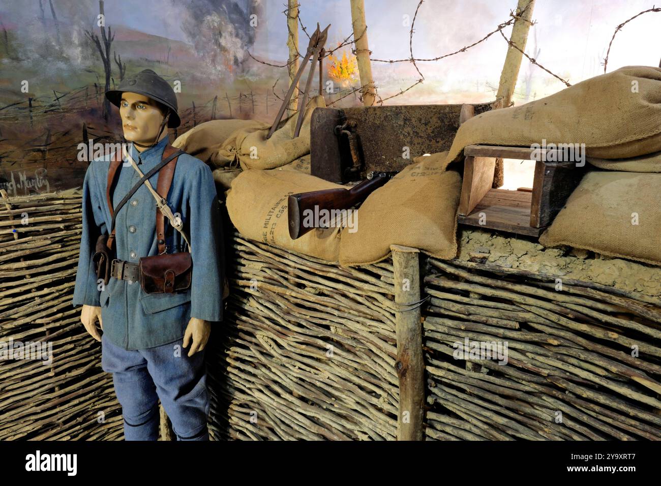 France, Doubs, Clerval, museum of Memory and Peace, First World War ...