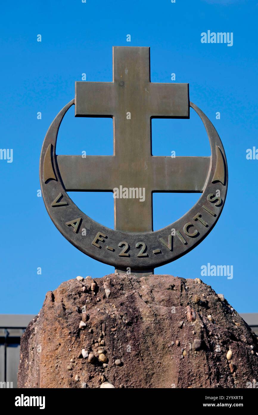 France, Haute Saone, Champagney, Eboulet hamlet, monument of the 22nd ...
