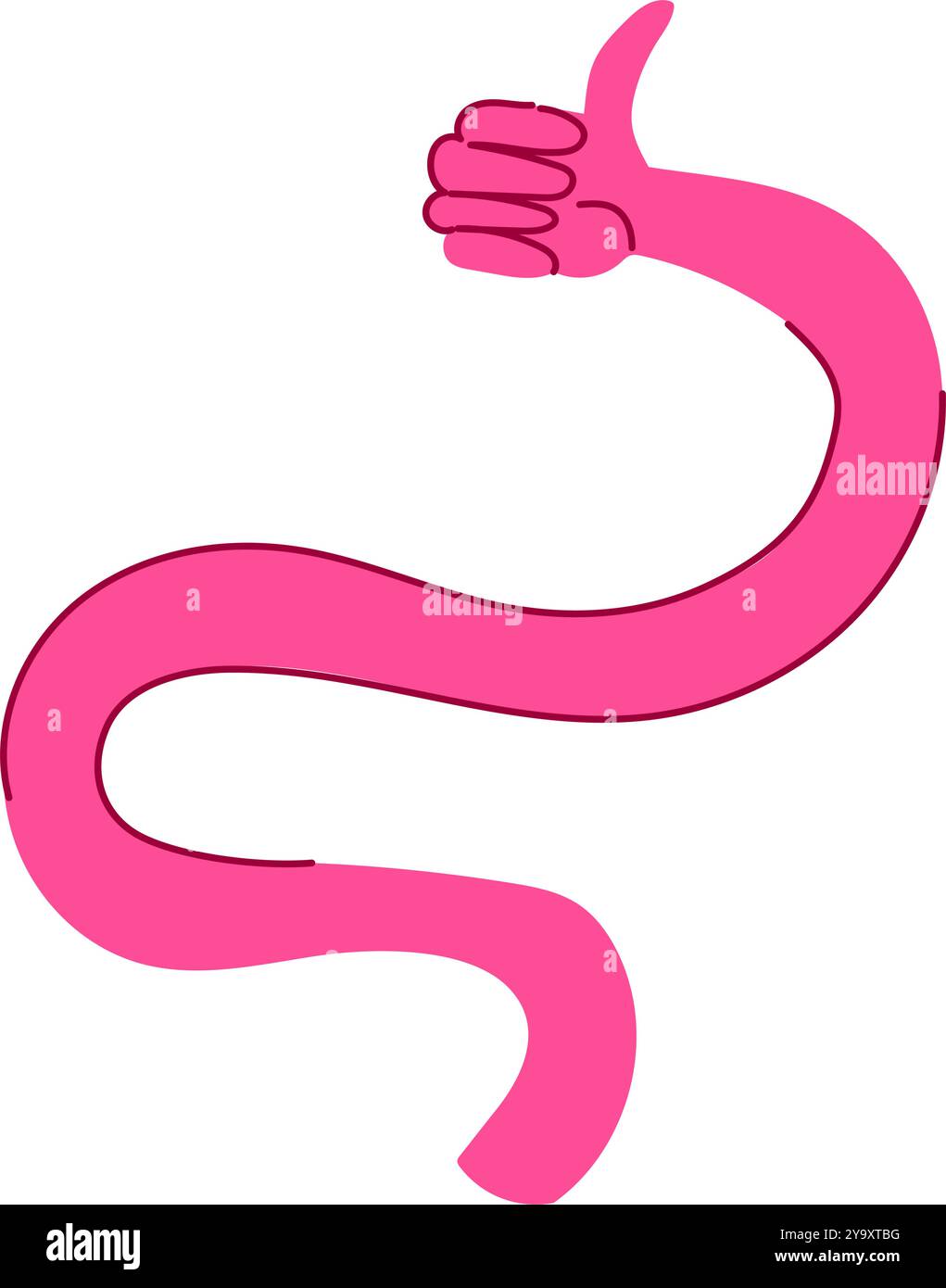tension twisted hands cartoon vector illustration Stock Vector Image ...