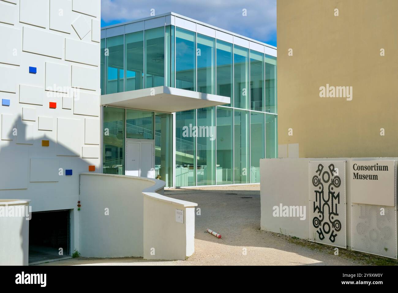 France, Cote d'Or, Dijon, the Consortium Museum, contemporary art center opened in 2011 designed ...