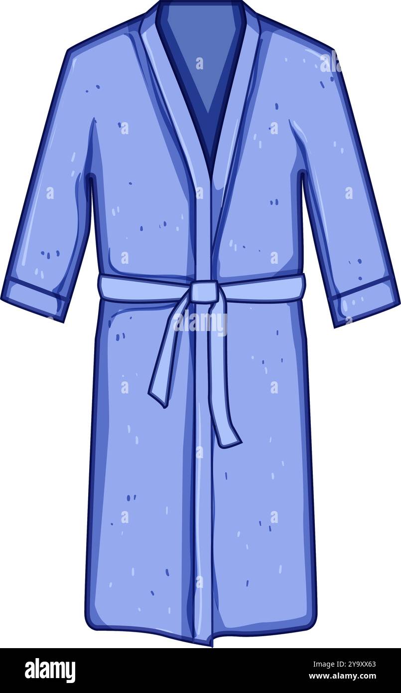 spa bathrobe cartoon vector illustration Stock Vector Image & Art - Alamy