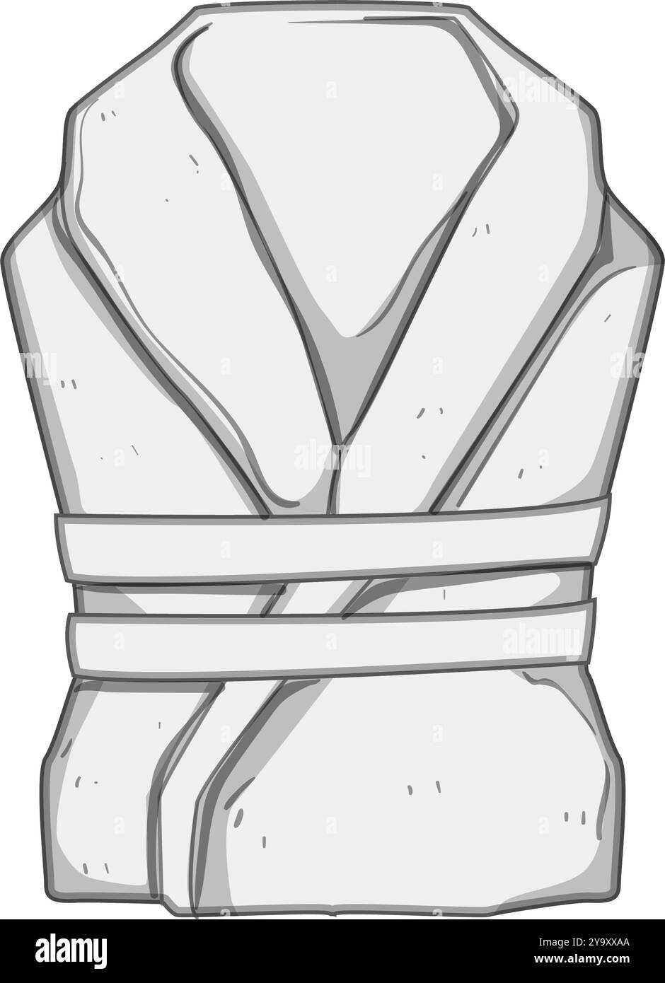 waffle bathrobe cartoon vector illustration Stock Vector Image & Art ...