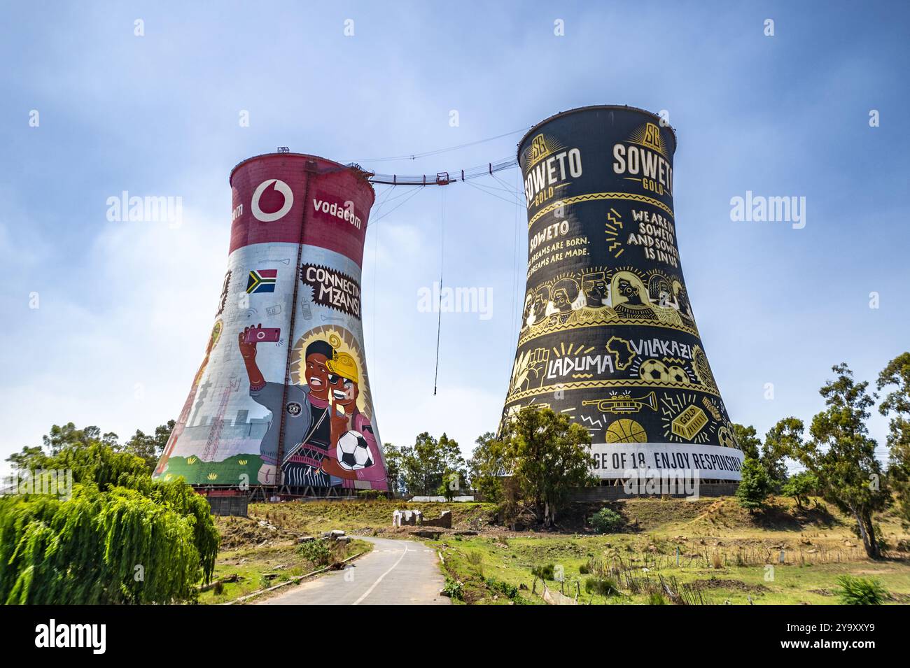 South Africa, Gauteng province, Johannesburg, Soweto district, disused ...