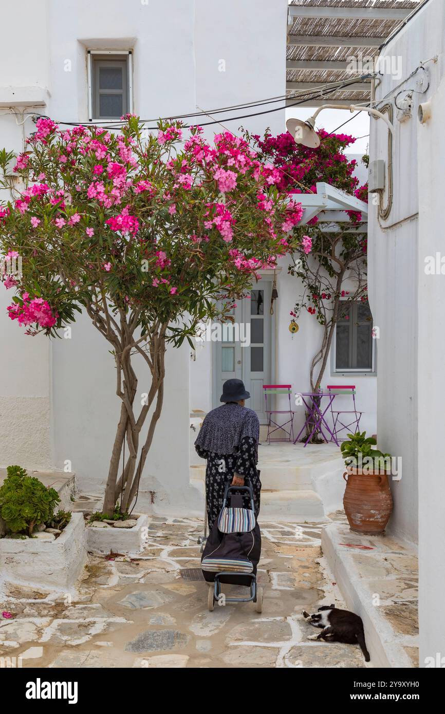Paros island person hi-res stock photography and images - Alamy