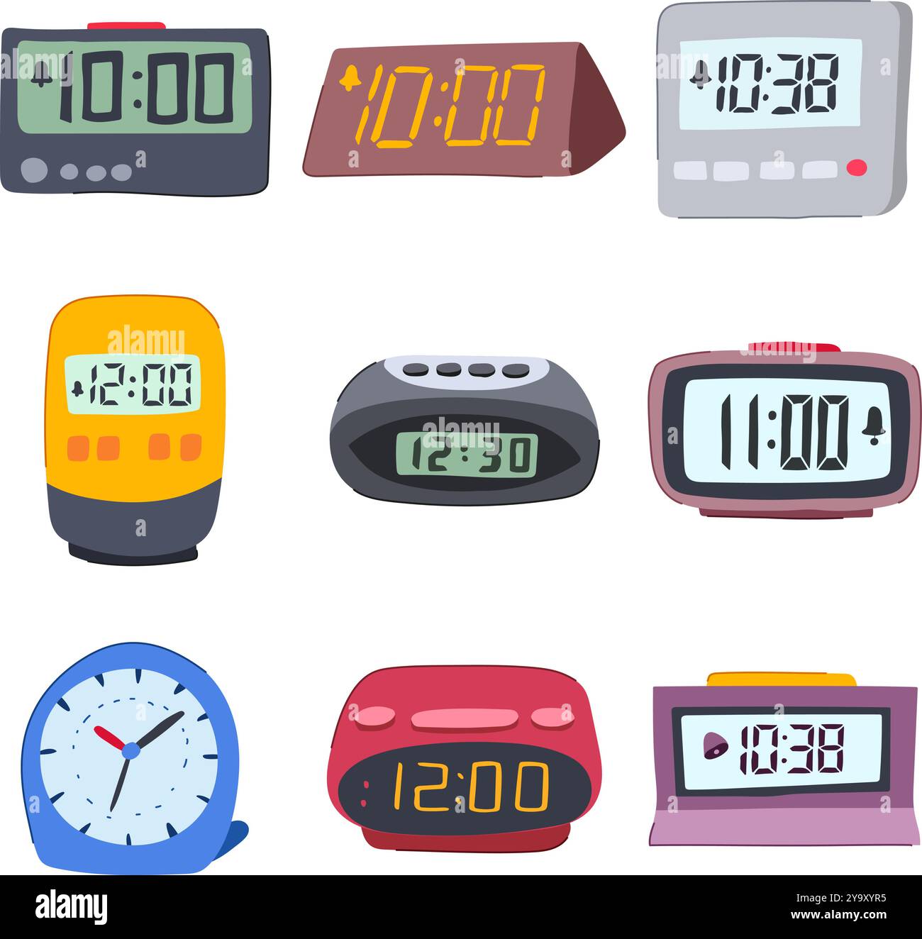 Led display battery Stock Vector Images - Alamy