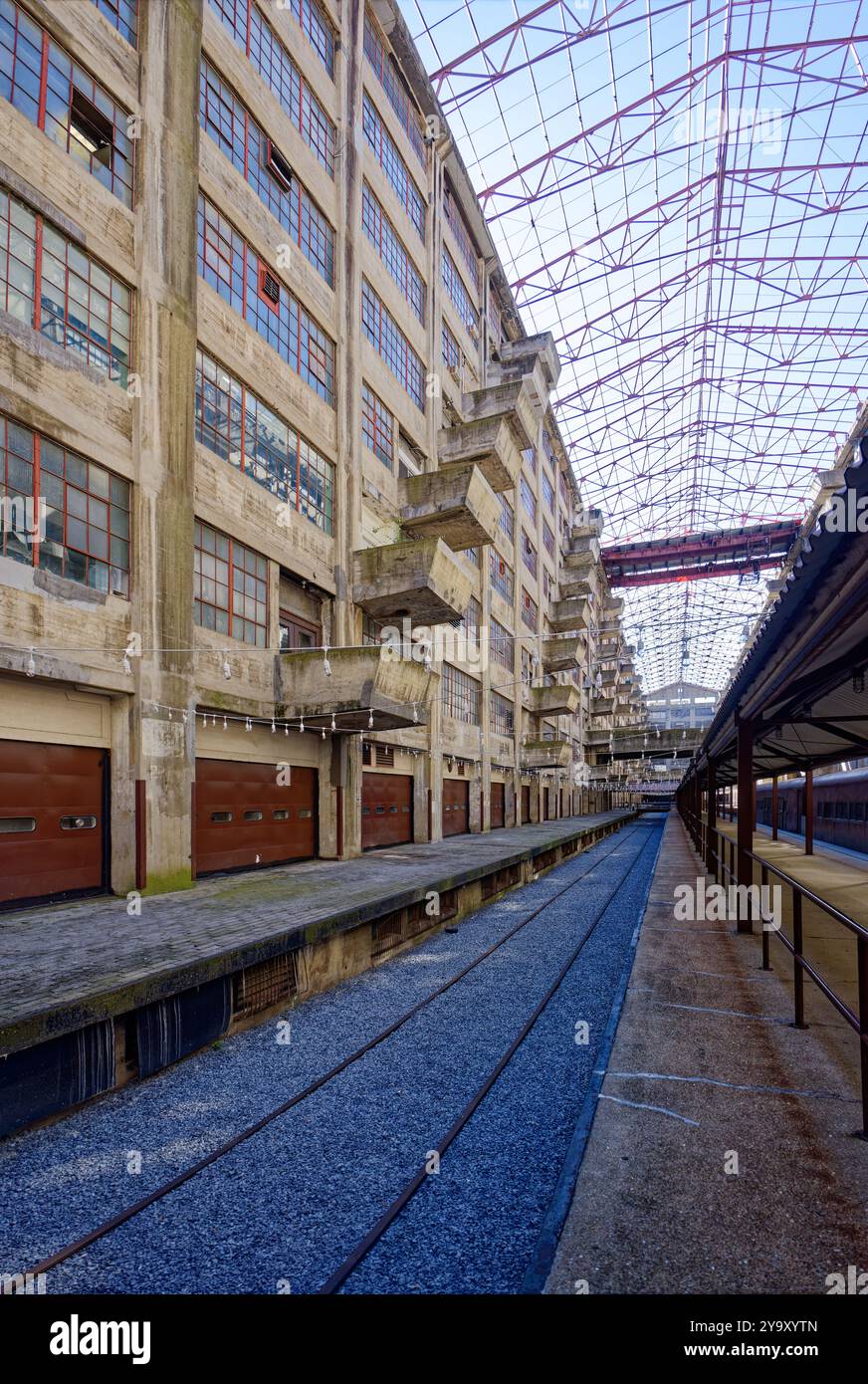 Two rail sidings – now disconnected and dormant – brought cargo into ...
