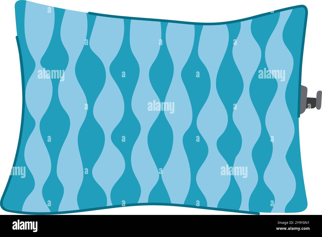 foam travel pillow cartoon vector illustration Stock Vector Image & Art ...