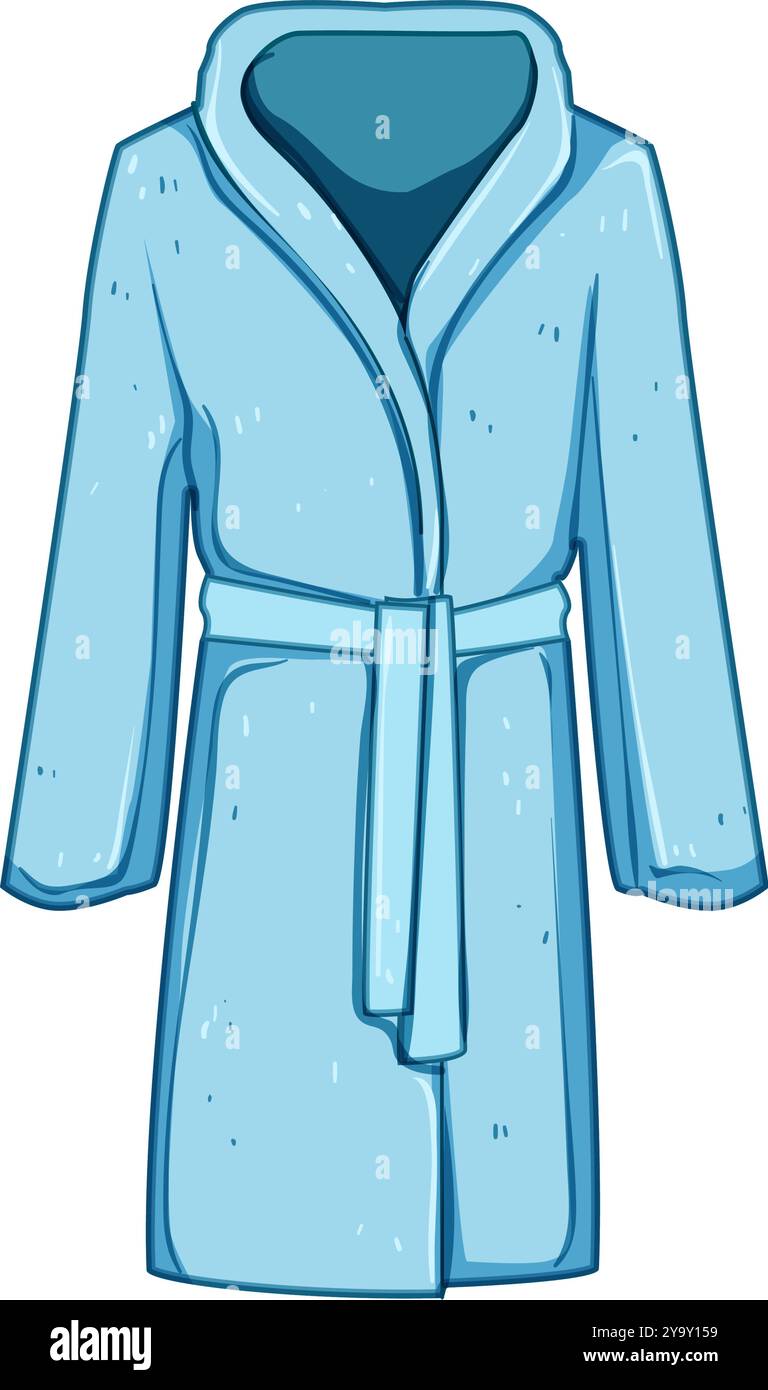 soft bathrobe cartoon vector illustration Stock Vector Image & Art - Alamy