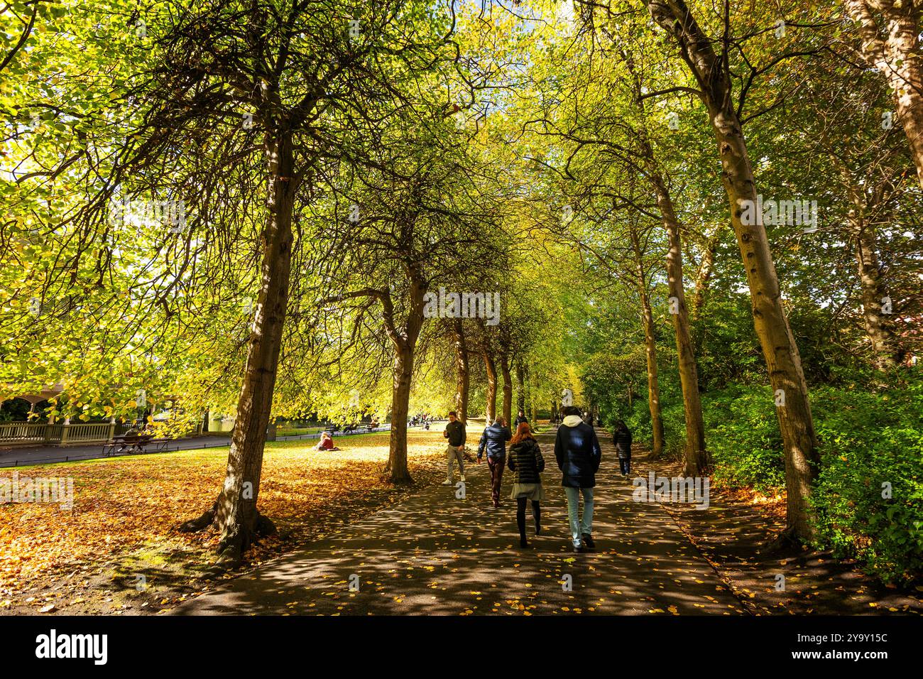 St. Stephen's Green in autumn, Dublin Stock Photo - Alamy
