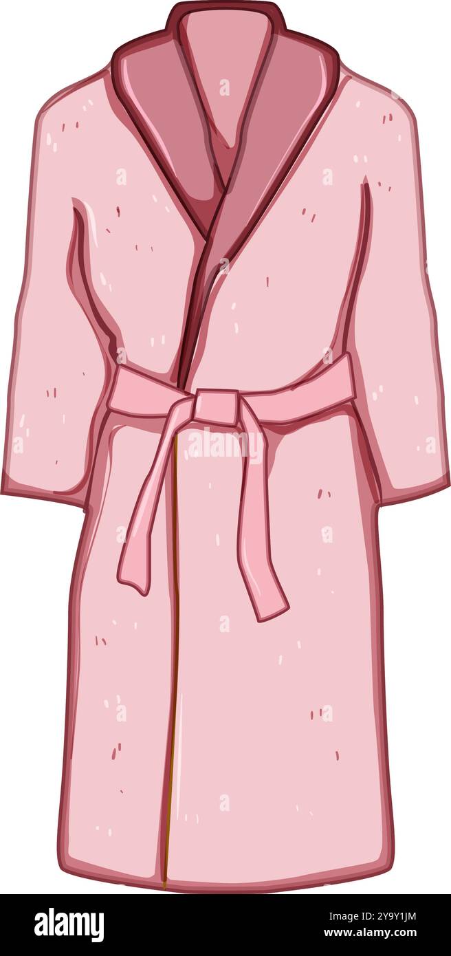 warm bathrobe cartoon vector illustration Stock Vector Image & Art - Alamy