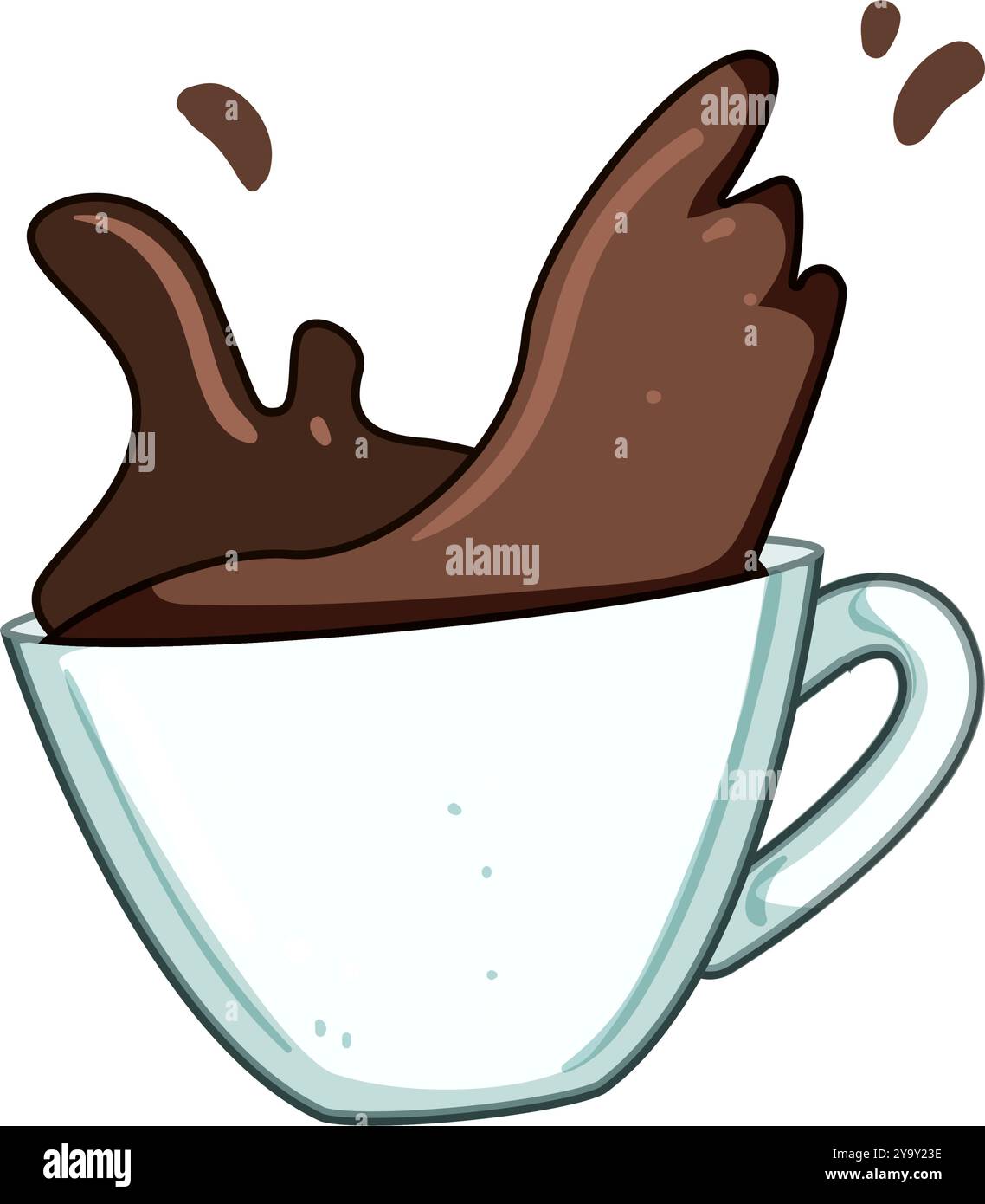 Sip cup cartoon Stock Vector Images - Alamy