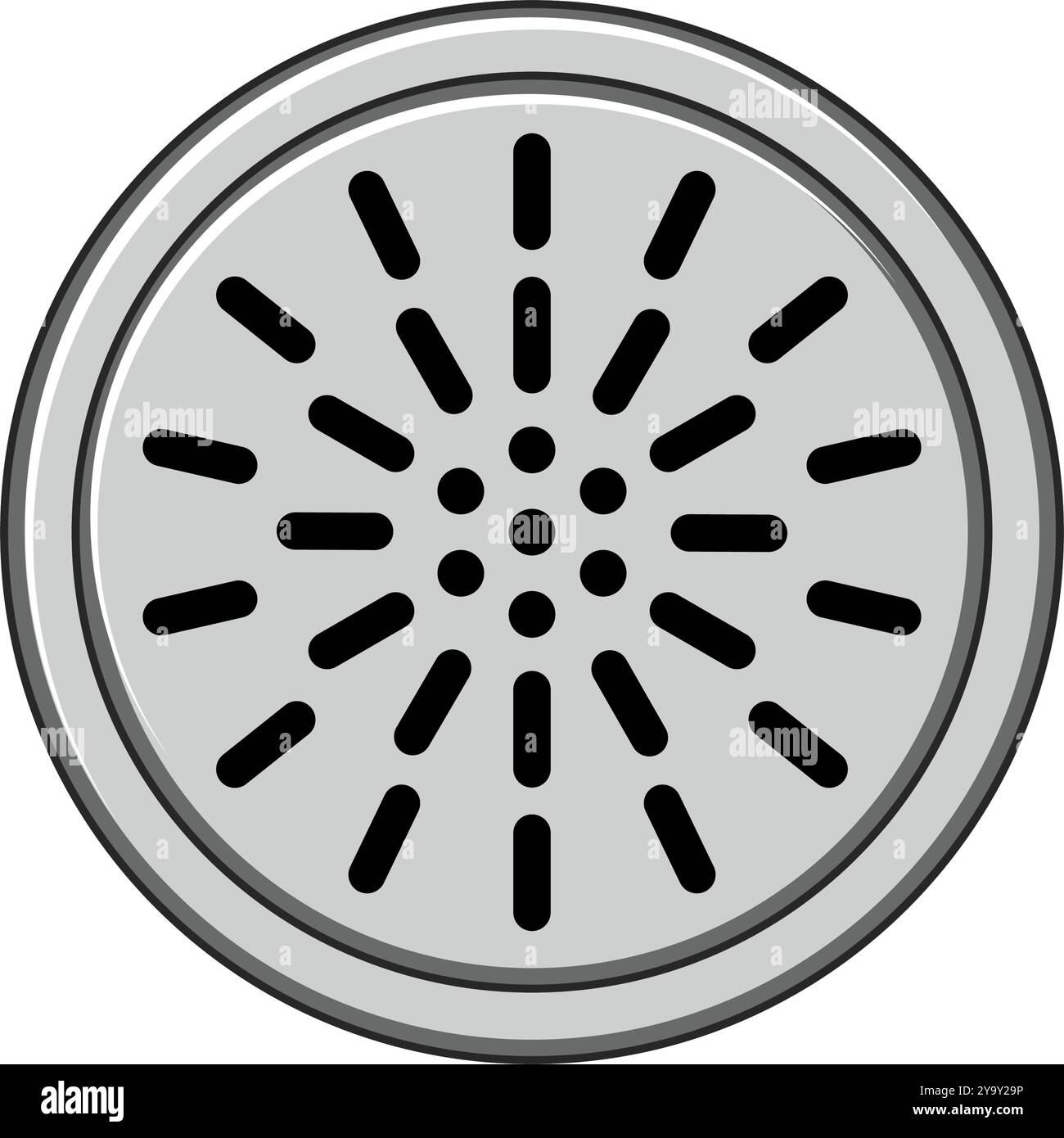 maintenance drain cover cartoon vector illustration Stock Vector Image ...