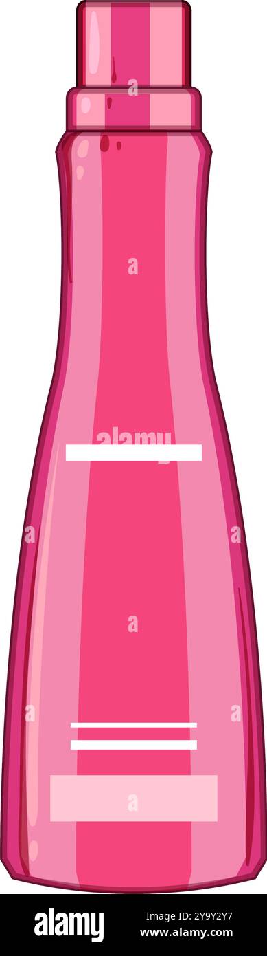 hydrating hair conditioner cartoon vector illustration Stock Vector ...