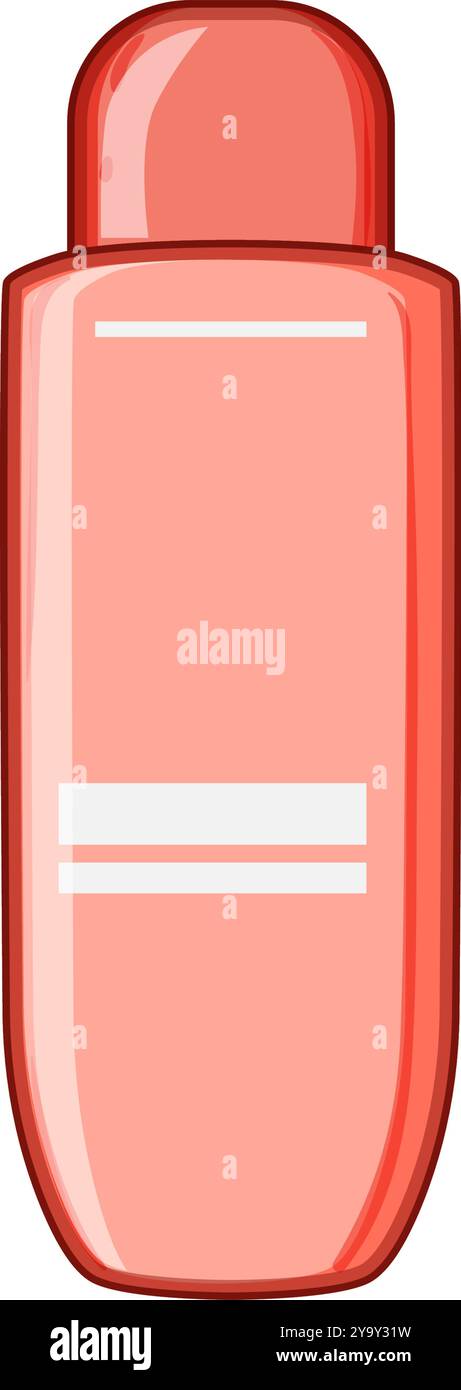 frizz hair conditioner cartoon vector illustration Stock Vector Image ...