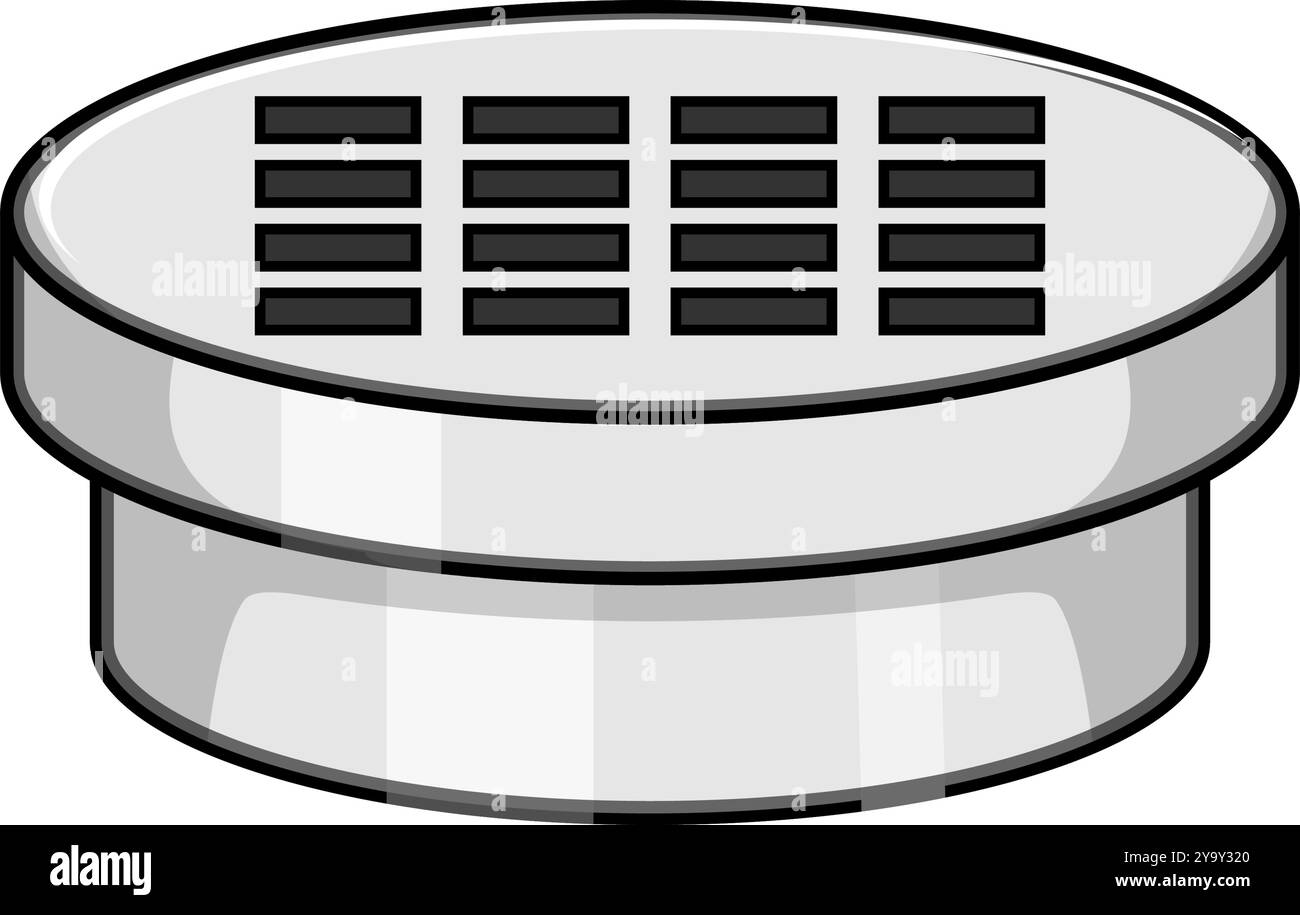 infrastructure drain cover cartoon vector illustration Stock Vector ...