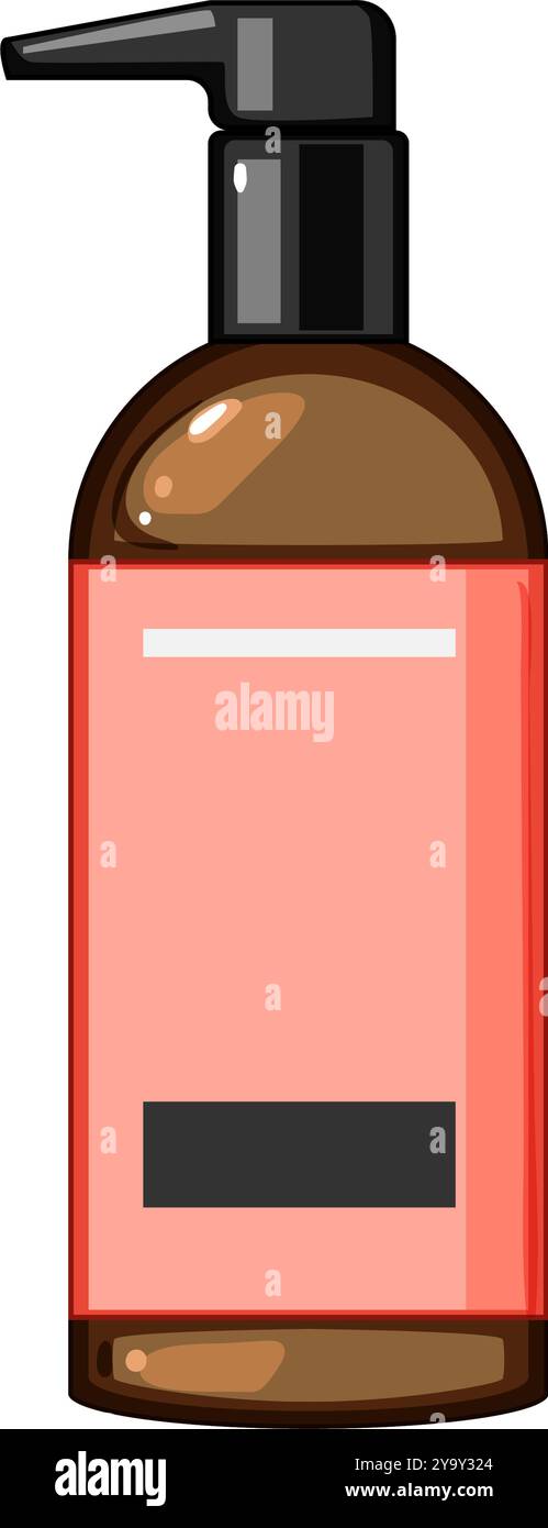 detangling hair conditioner cartoon vector illustration Stock Vector ...