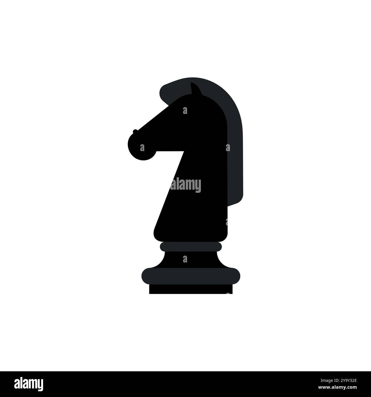 Chess figure bishop flat Cut Out Stock Images & Pictures - Alamy