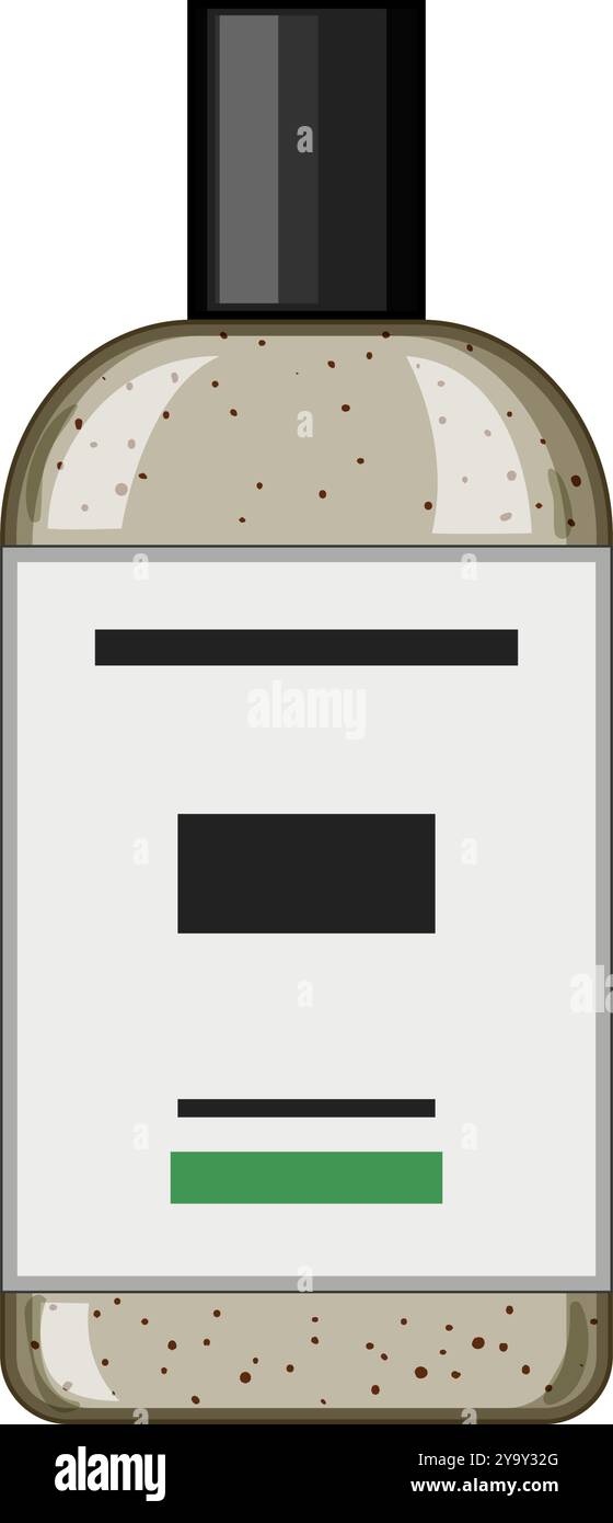 polish exfoliating scrub cartoon vector illustration Stock Vector Image ...