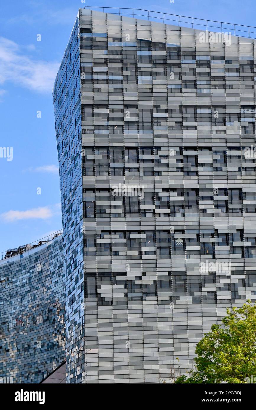 France, Paris, building, architecture, new headquarters of Le Monde ...