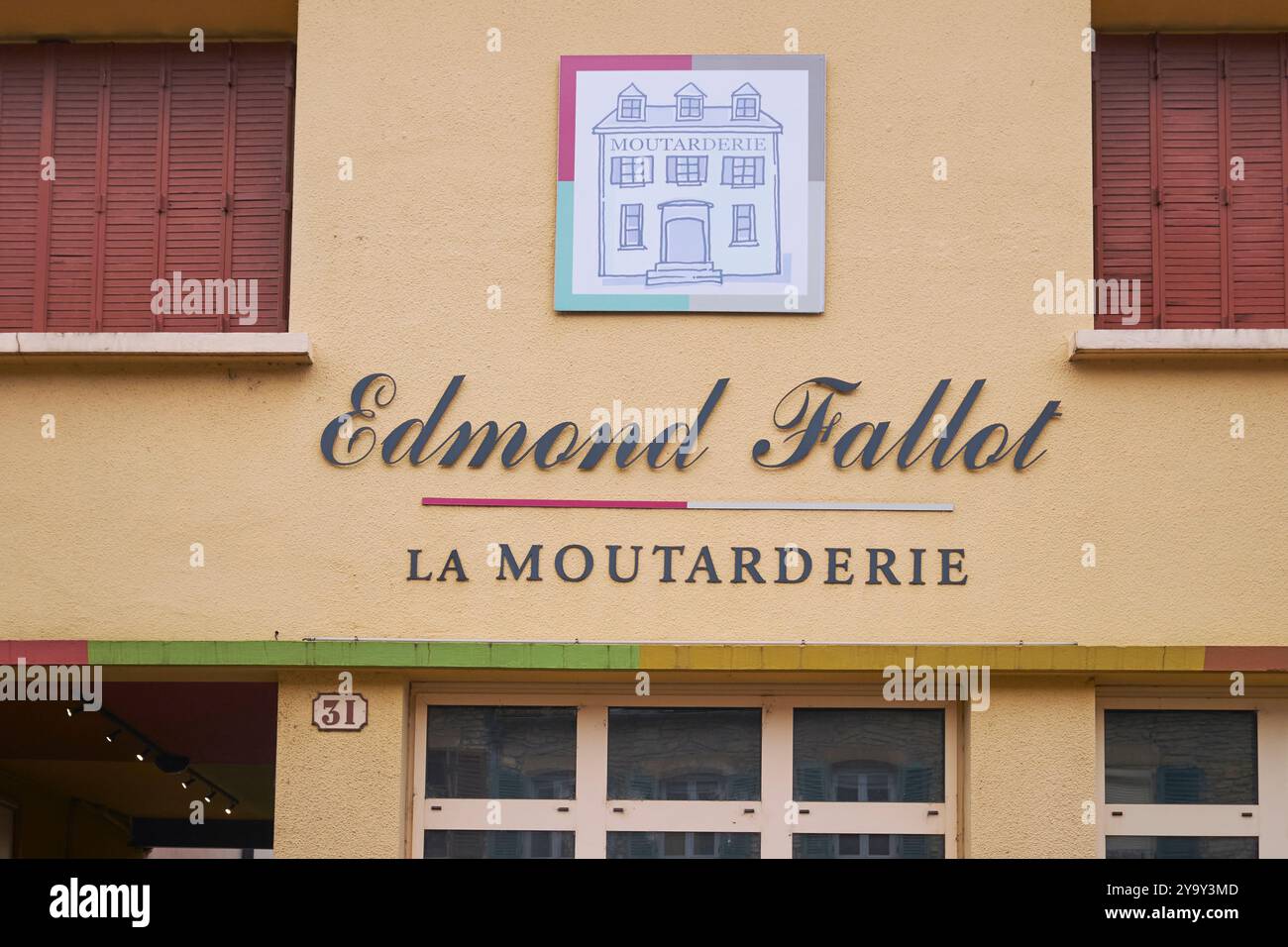 France, Cote d'Or, Beaune, Edmond Fallot mustardery, a family run and ...