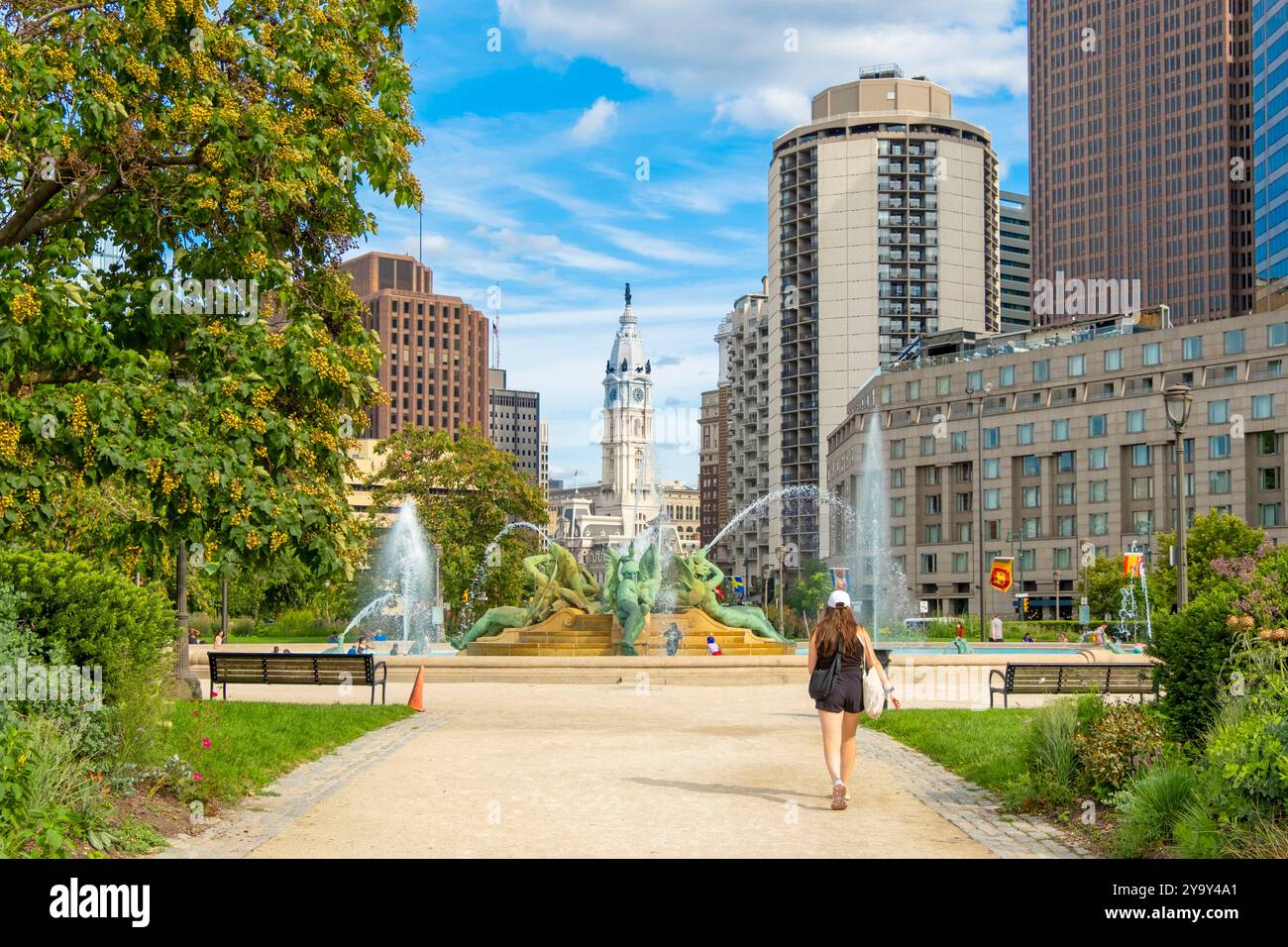 United States, Pennsylvania, Philadelphia, Logan Square, Benjamin ...