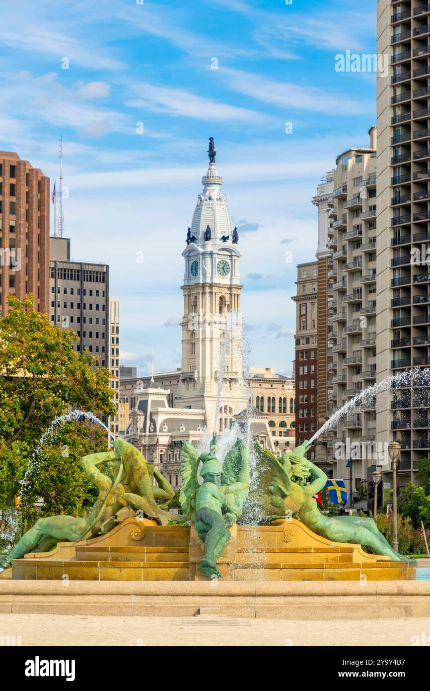 United States, Pennsylvania, Philadelphia, Logan Square, Benjamin ...