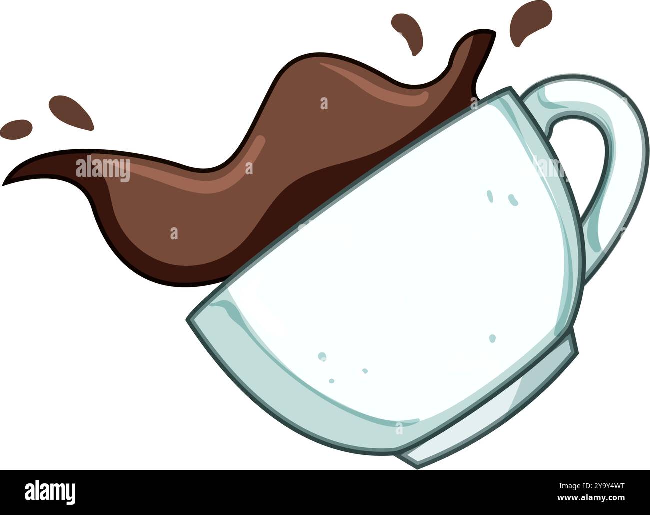 Sip cup cartoon Stock Vector Images - Alamy